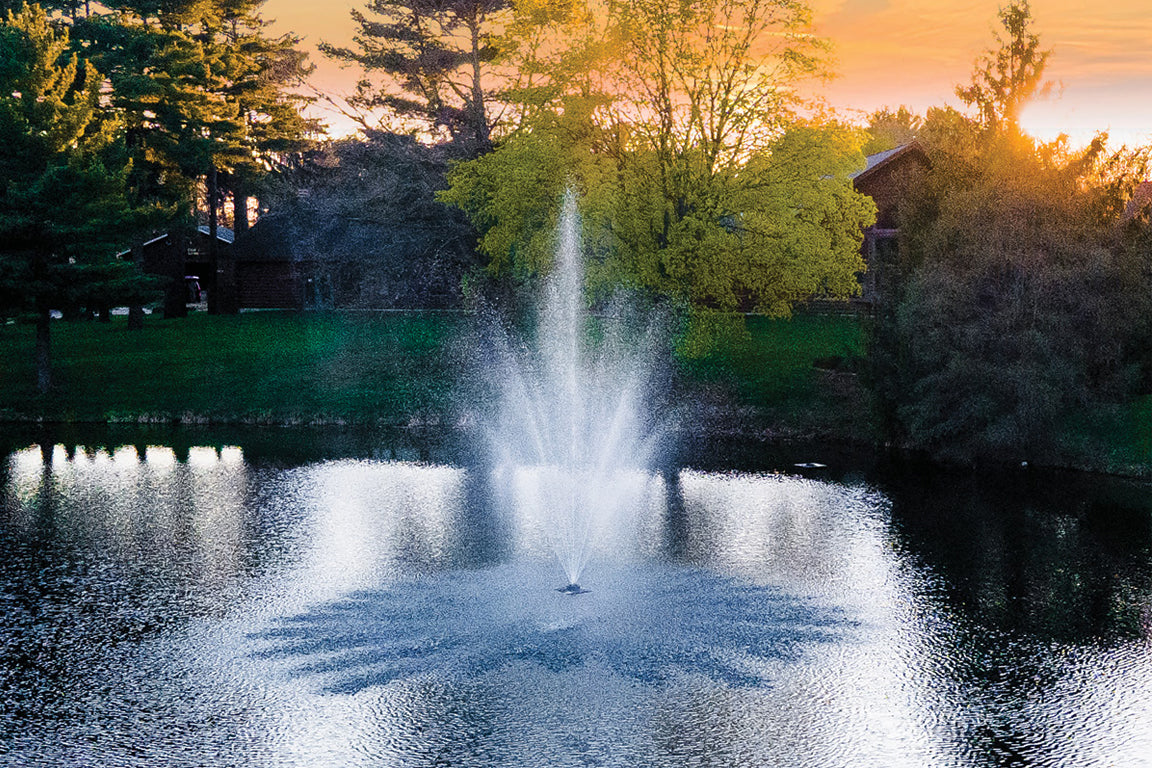 Amherst Fountain For Medium, Residential Ponds | Scott Aerator