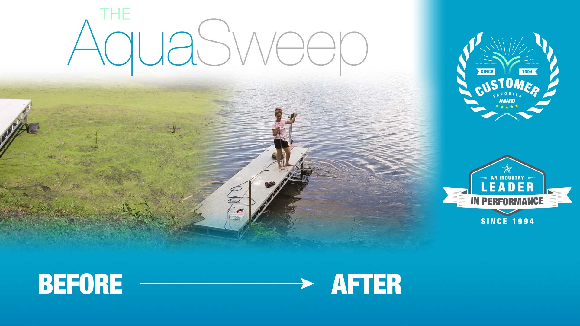 Dock Mount Aquasweep | Scott Aerator Company LLC