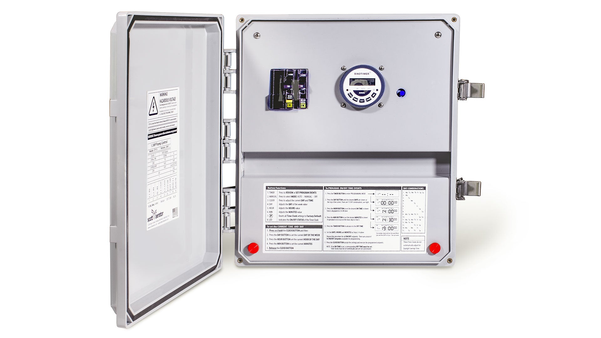 Scott Control Panel | Scott Aerator Company LLC