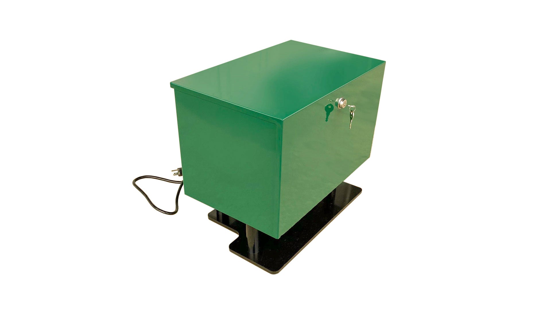 Steel Compressor Cabinet With Fan & Ground Base | Scott Aerator Company LLC
